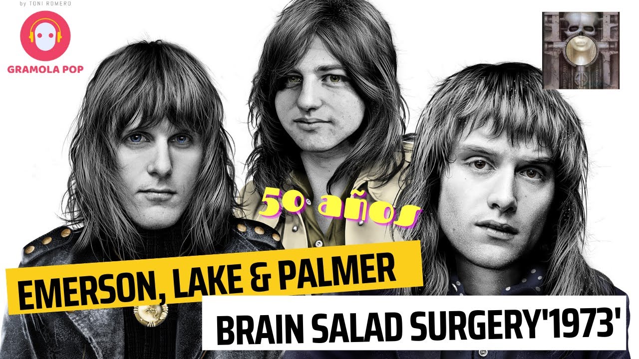 📀Emerson, LAKE & Palmer-BRAIN Salad Surgery-1973-50 ANIVERSARIO ...