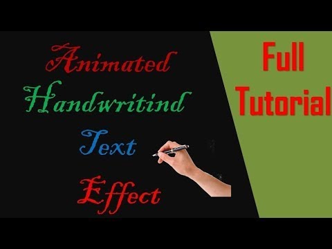 Handwriting Effect in Powerpoint (#1) - YouTube