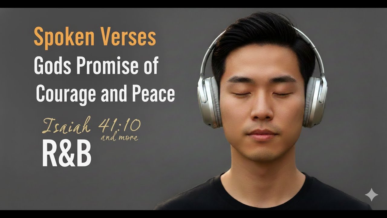God’s Promise of Courage & Peace - Spoken Bible Verse - YouTube