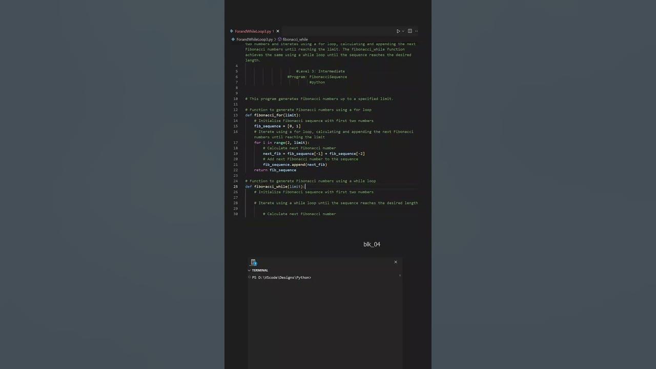 Loops In Python For And While Example 3 Python Pythontutorial Pythonprogramming Youtube
