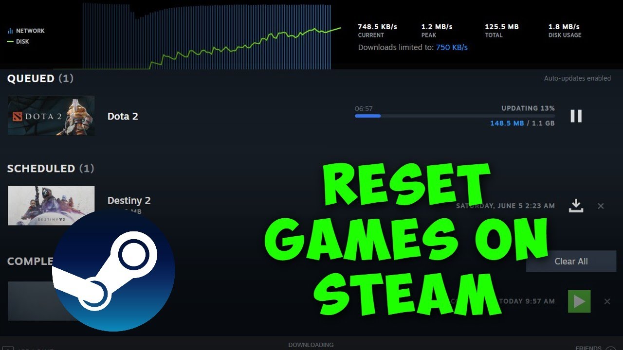 How To Delete Game Data On Steam | How to Erase Game Data - YouTube