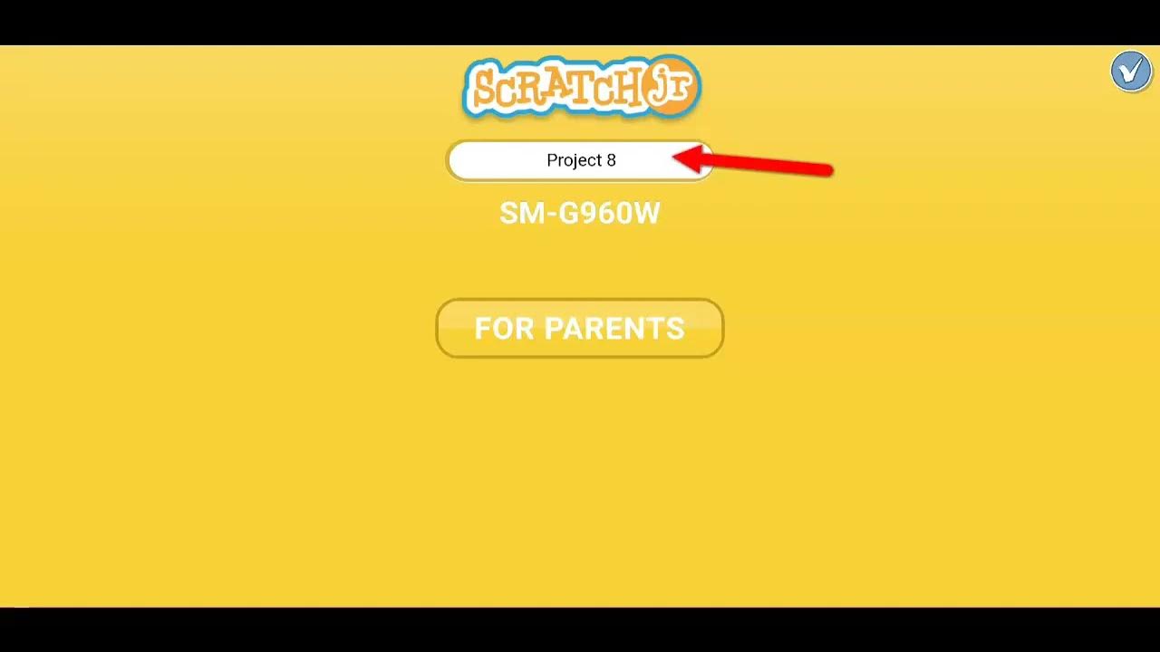Scratch Jr step by step Saving a Project - YouTube