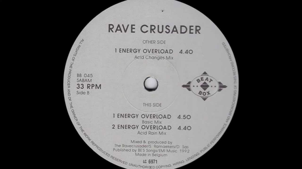 Rave Crusader - Energy Overload (Basic Mix) (1992) - YouTube