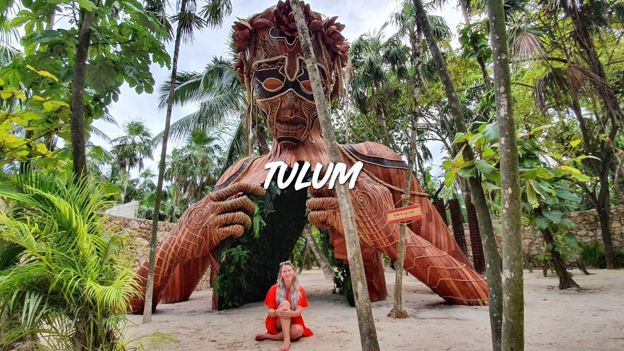 The reality visiting 'Escultura Ven a la Luz' - Tulum Mexico - 4K - YouTube