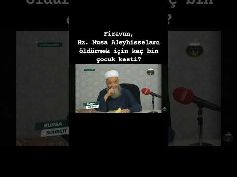 Firavun Hz. Musa büyümesin diye ne yaptı?