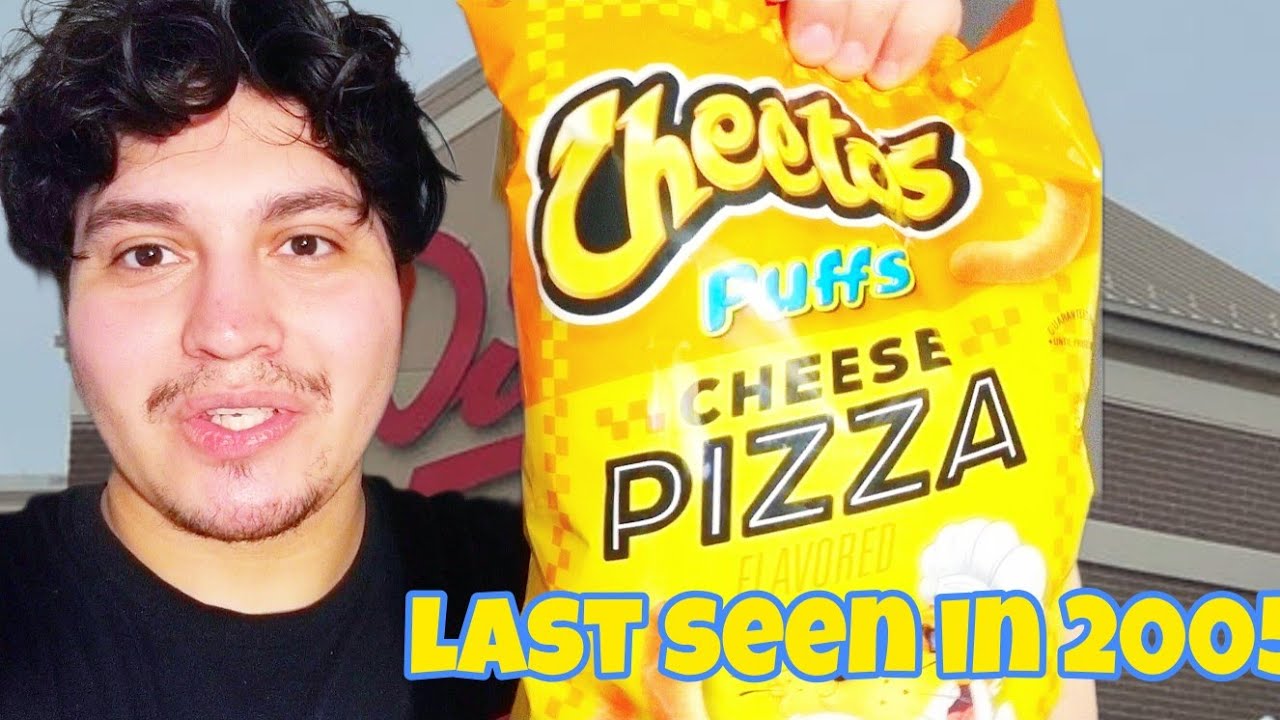 I Tried Cheetos Puffs Cheese Pizza For The First Time Food Review Feat ...