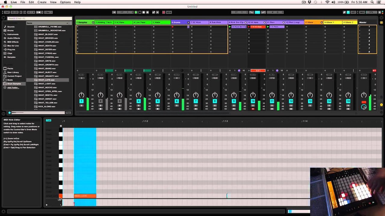 #1ADayChallenege: Ableton Live Beat Making w/ Samples - YouTube