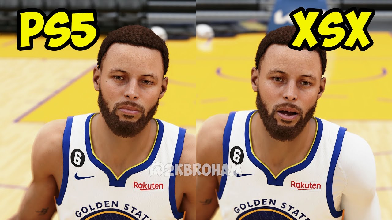 Quick PS5, Xbox Series X Comparison - Steph Curry NBA 2K23 - YouTube