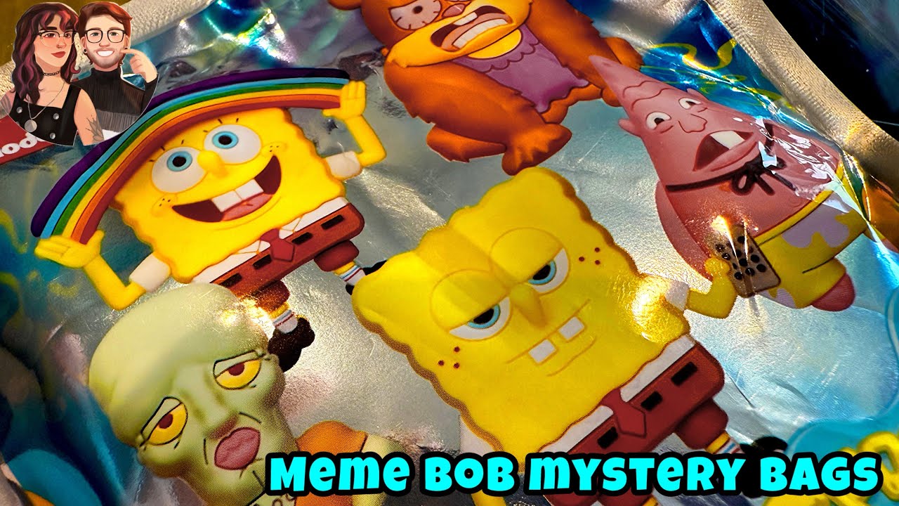 Opening SpongeBob Meme Mystery Bags - YouTube