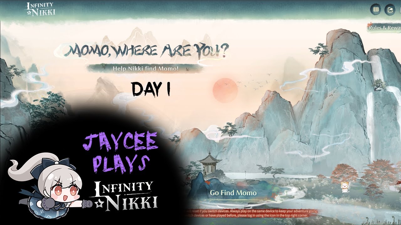Momo, Where are you? Day 1 : Infinity Nikki 1.8 Danqing Season - YouTube