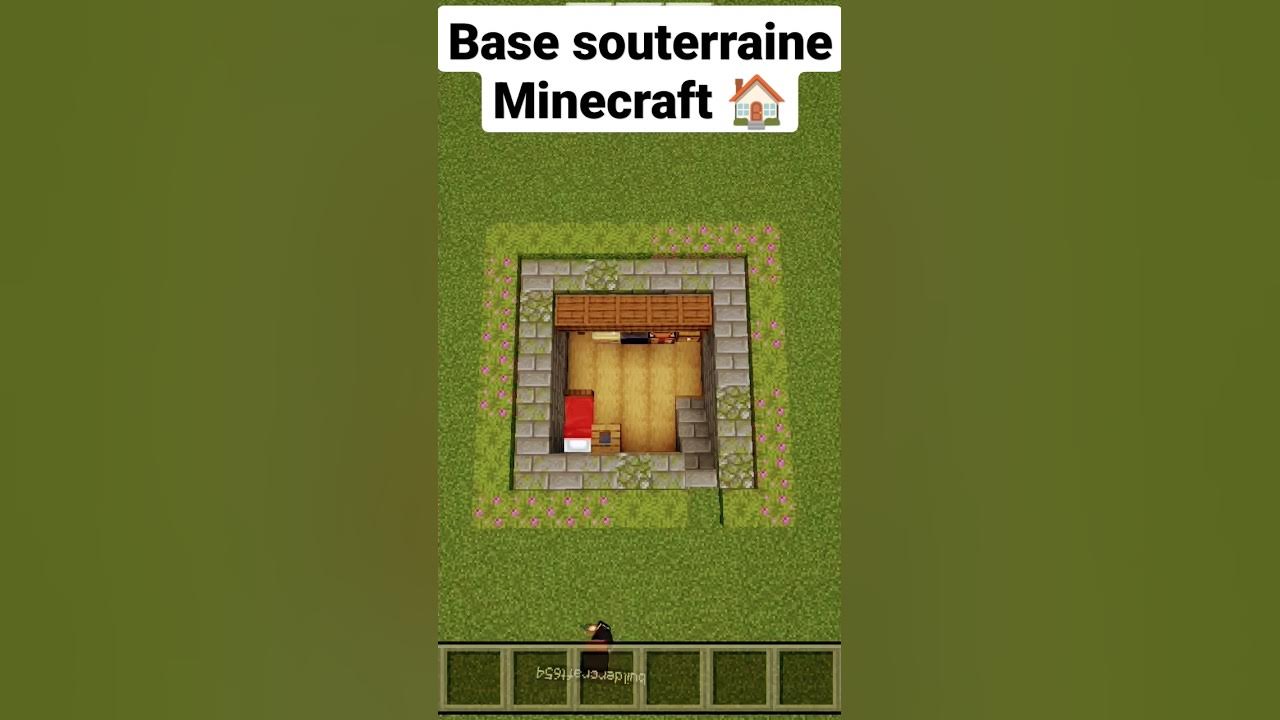 Base souterraine Minecraft !🏠 - YouTube