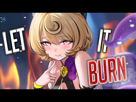 Nightcore - LET THE WORLD BURN (Female Version) (Lyrics)