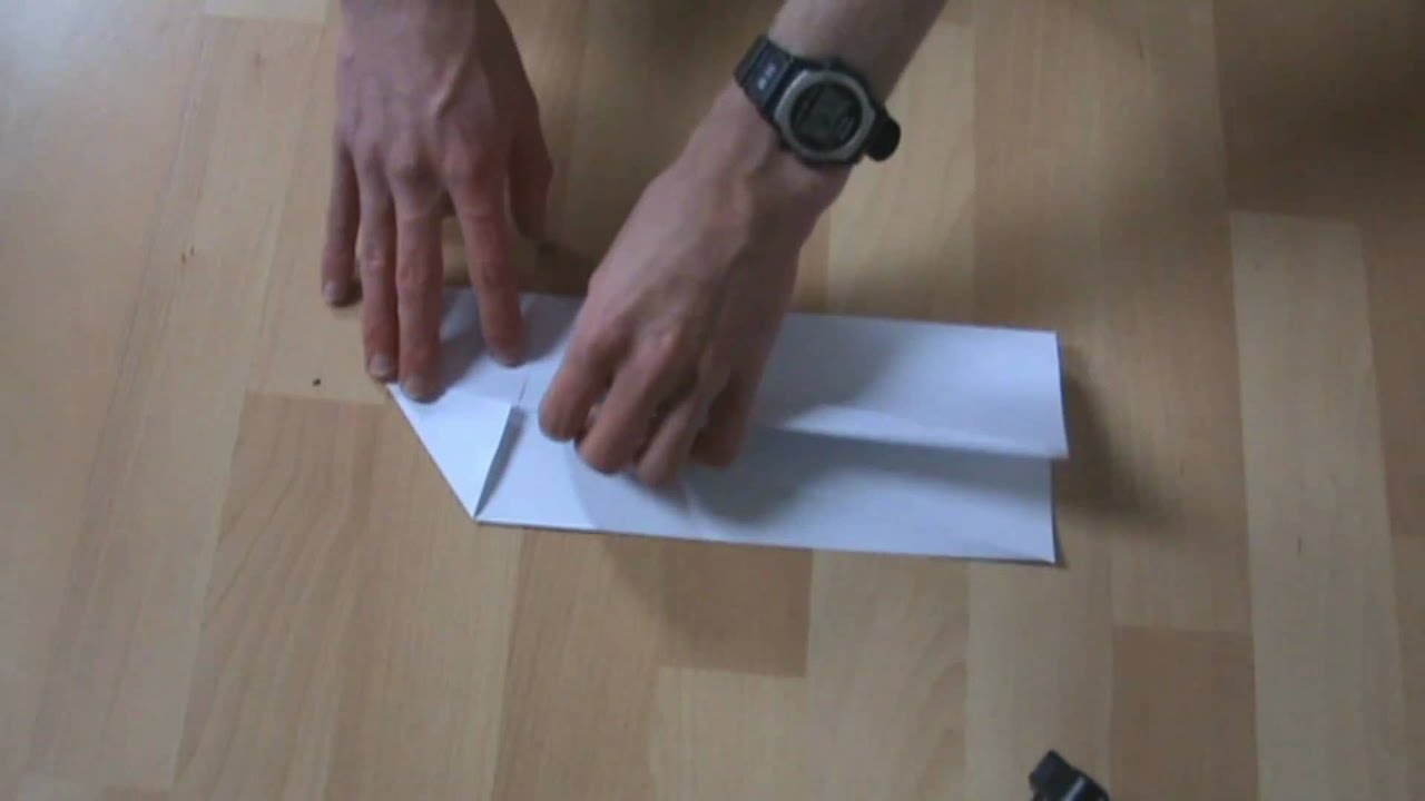 How To Make A Weird Looking Paper Airplane That Flies Pretty Well - YouTube