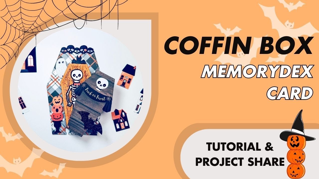 Coffin Box Memorydex Card Share & Tutorial - YouTube