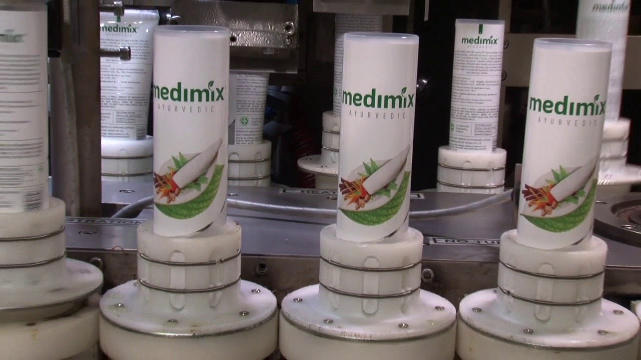Tube filling Machine from WIMCO GAB 75 - YouTube
