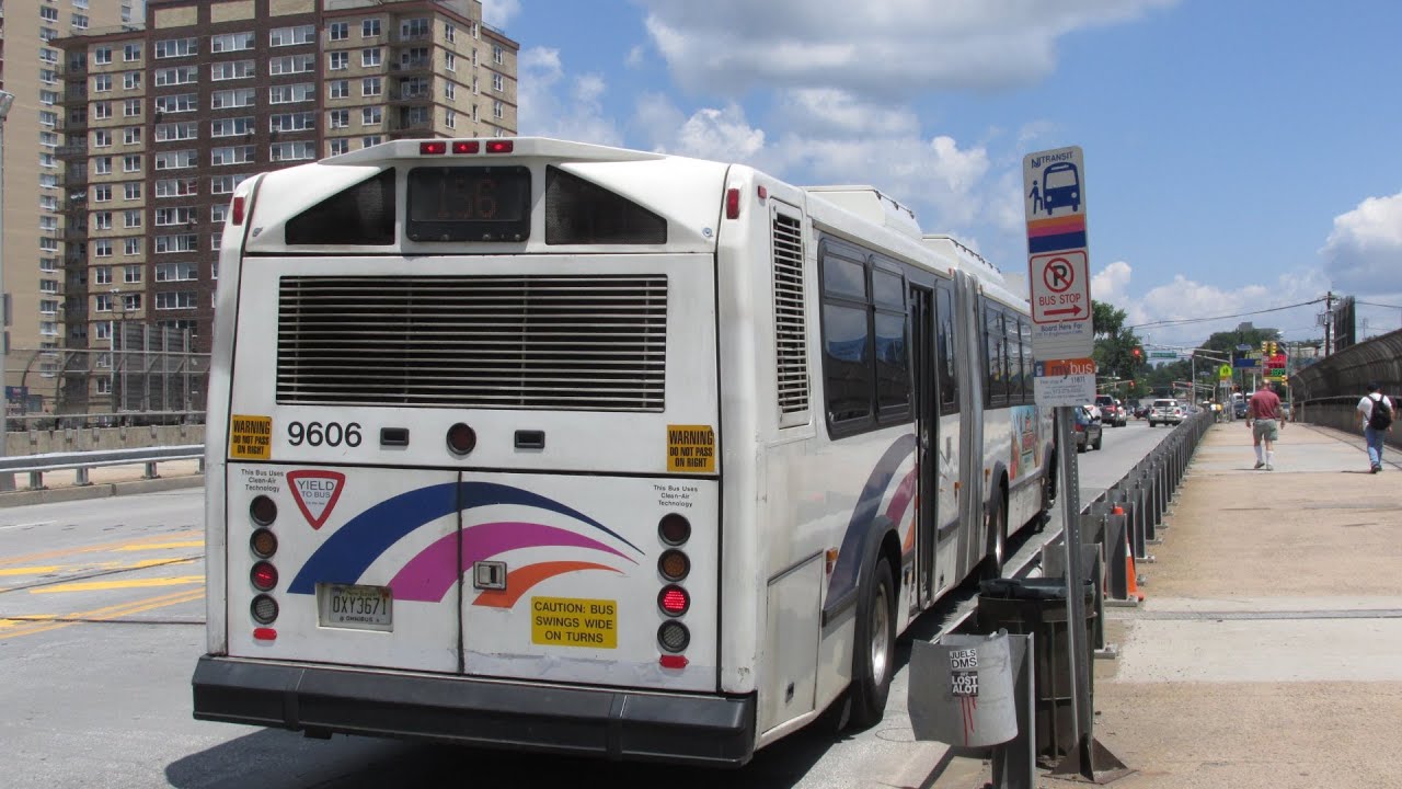 NJT Neoplan AN459 #9606 on the 156 to Englewood Cliffs via Park Avenue ...