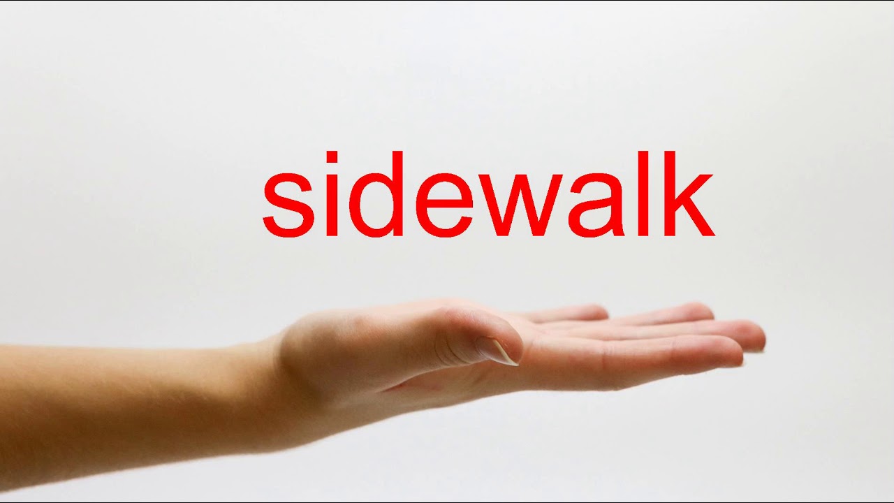 How to Pronounce sidewalk - American English - YouTube