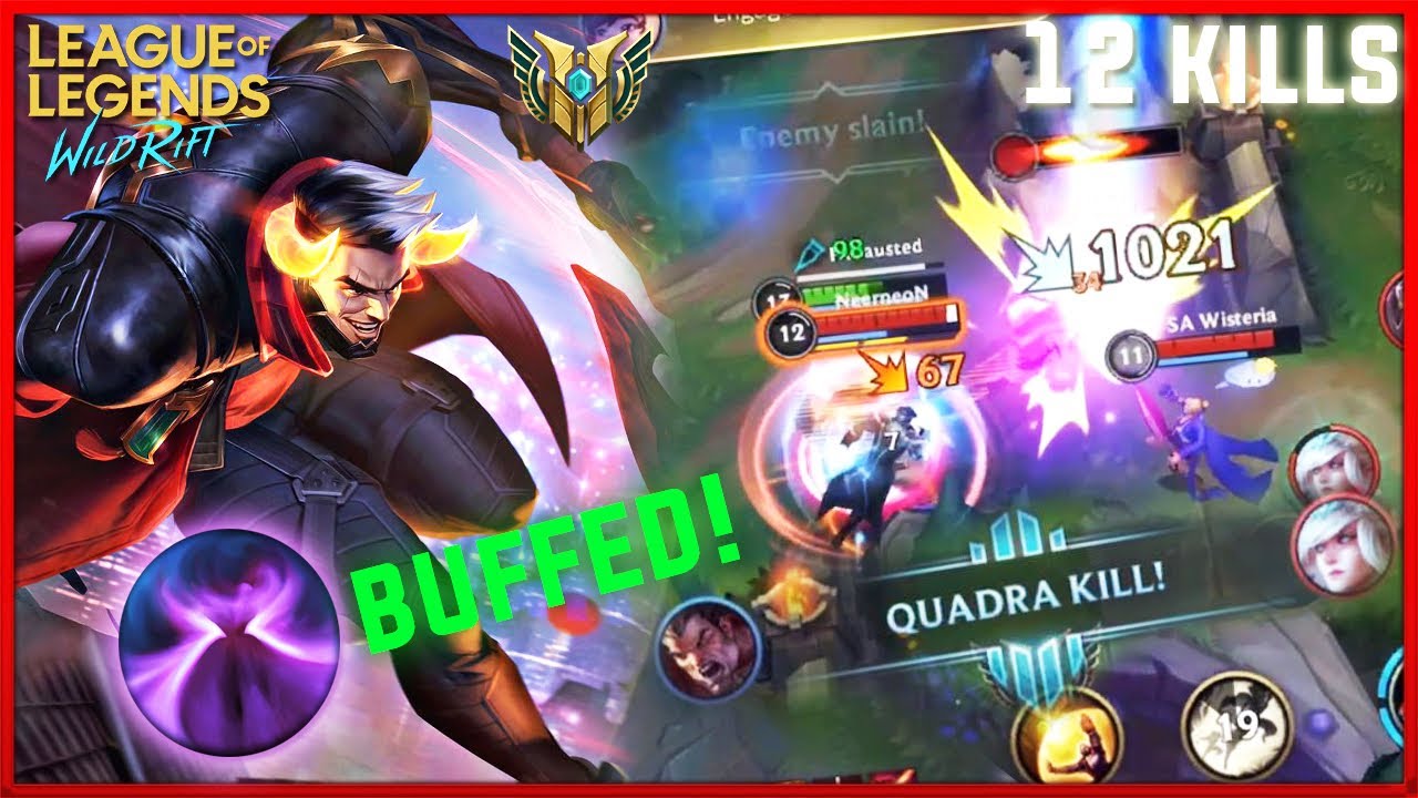 BUFFED NIMBUS CLOAK DARIUS IS OP!! | BARON LANE GAMEPLAY | WILDRIFT ...