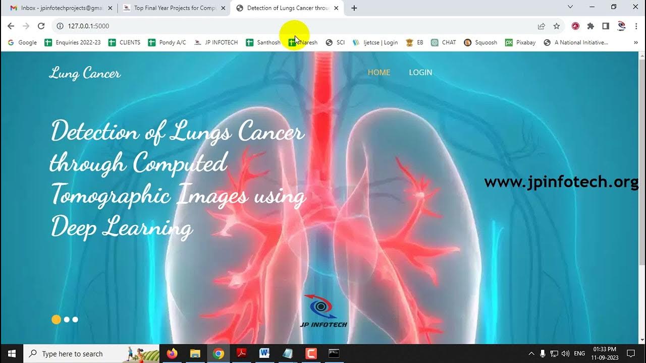 Detection of Lungs Cancer through Computed Tomographic Images using Deep Learning | Python ...