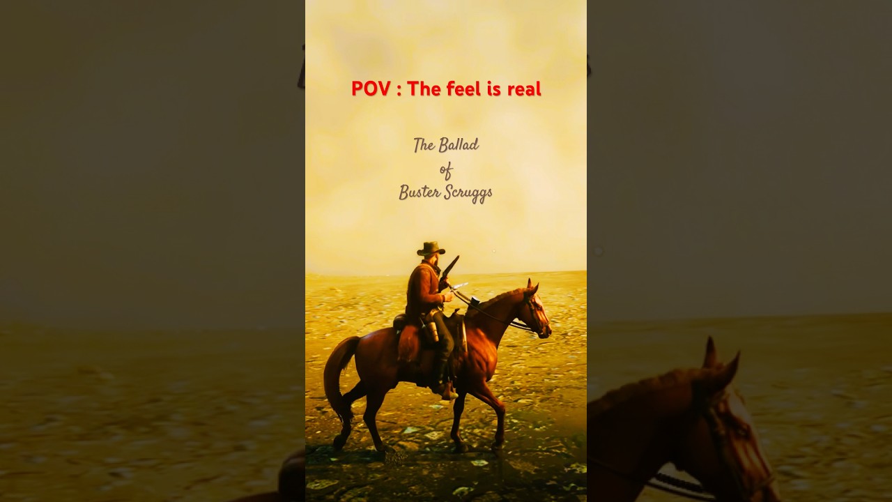 Red Dead Redemption 2 as Ballad of Buster Scruggs - #rdr2 #gaming # ...