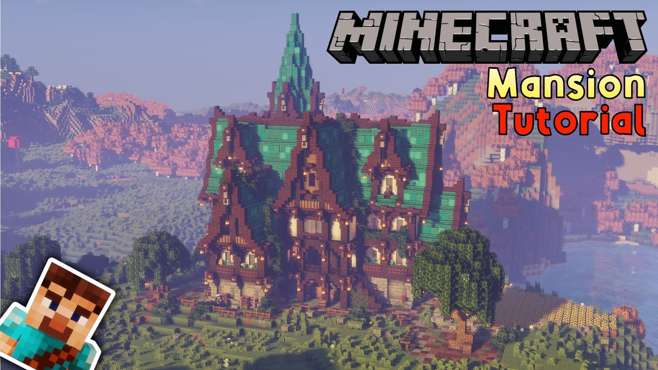 Minecraft Tutorial - Mansion! - YouTube