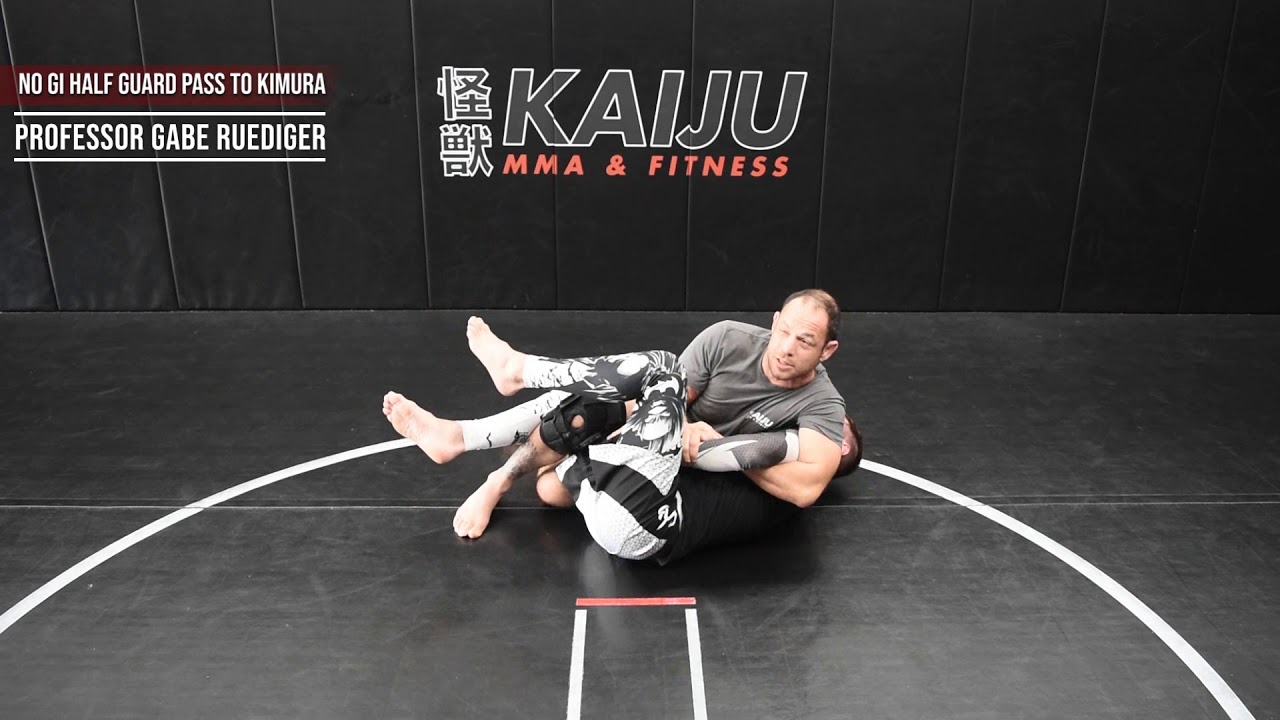 Kaiju MMA - No GI half guard pass to kimura - YouTube