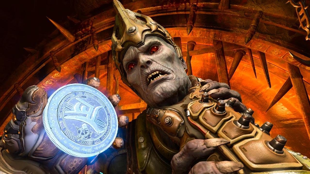 DOOM Eternal off with his head - YouTube