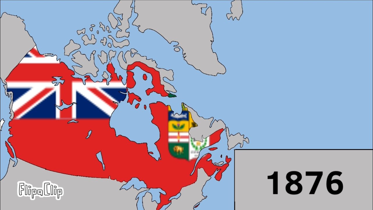 Canada timeline of nation flags 1867 - 2026 - YouTube
