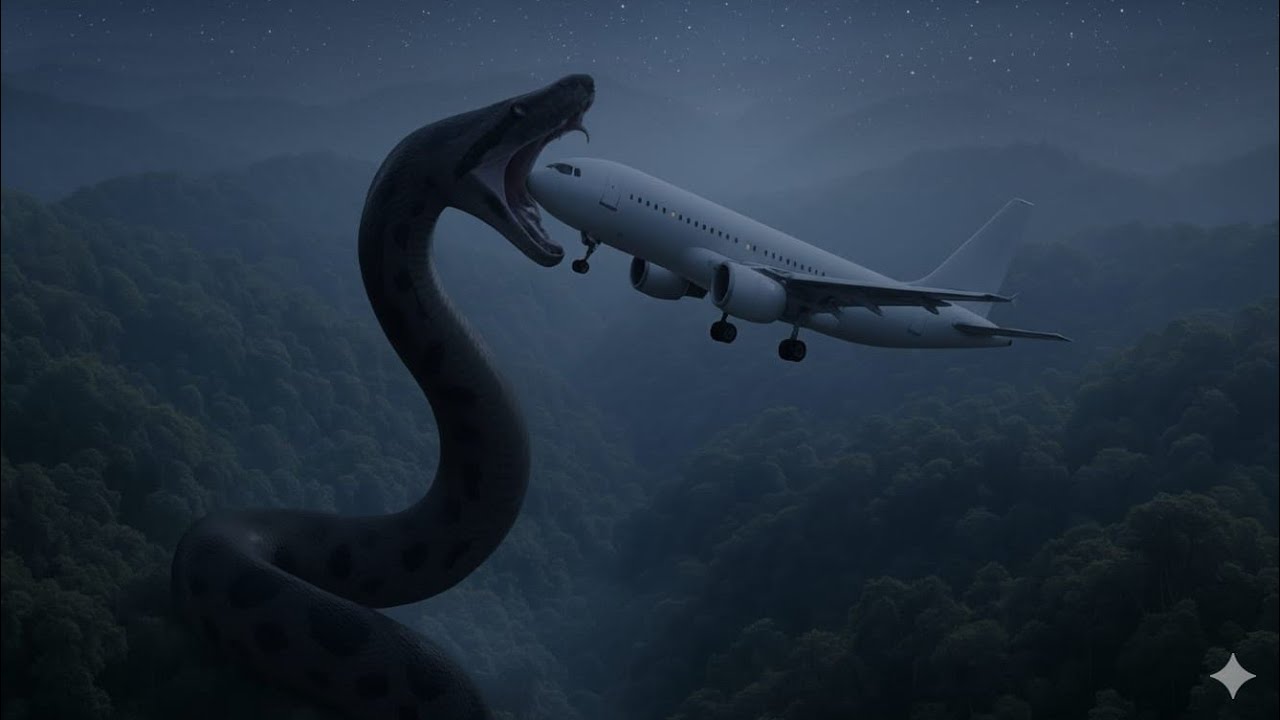 Titan Snake Attack on Passenger Jet | Rescue Team Captures Giant Snake ...