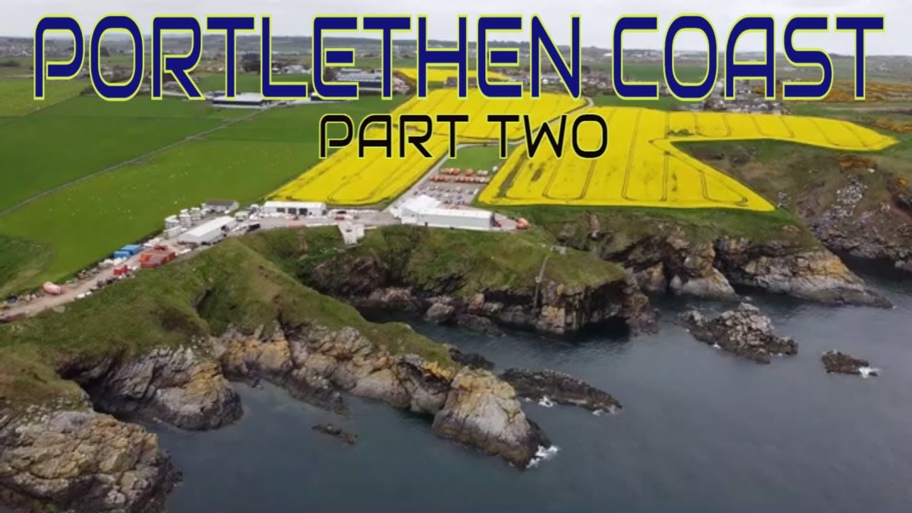 Portlethen North TWO of TWO along coastal path - YouTube