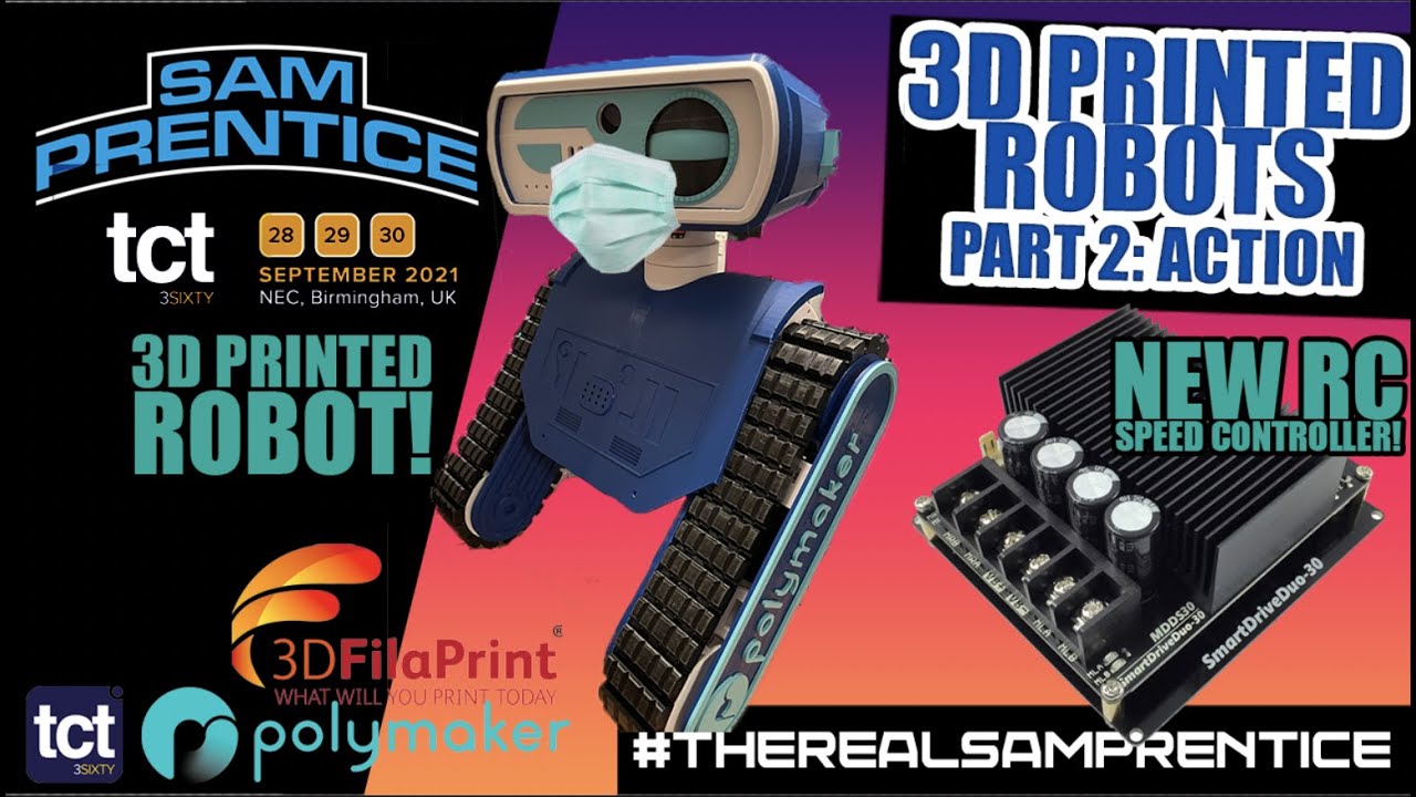 3D Printed Robot Part 2 with Mr Baddeley - YouTube