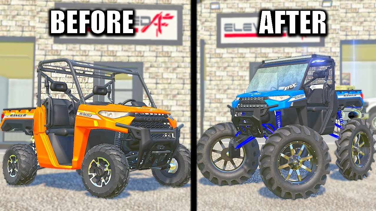 TURNING A FARM UTV INTO $50,000 LIFTED MUDDING RANGER! | (ROLEPLAY ...