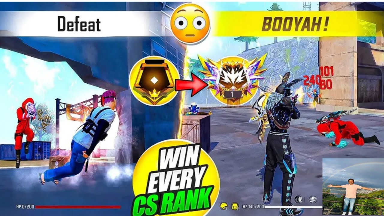 HOW TO WIN EVERY CS RANK IN FREE FIRE 🔥|| FREE FIRE PRO TIPS AND TRICKS ...