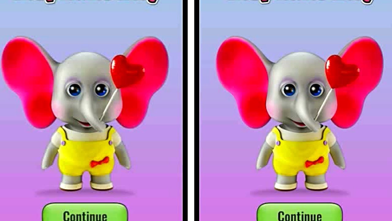 My Talking Elephant Elly Funny Games for Kids - YouTube
