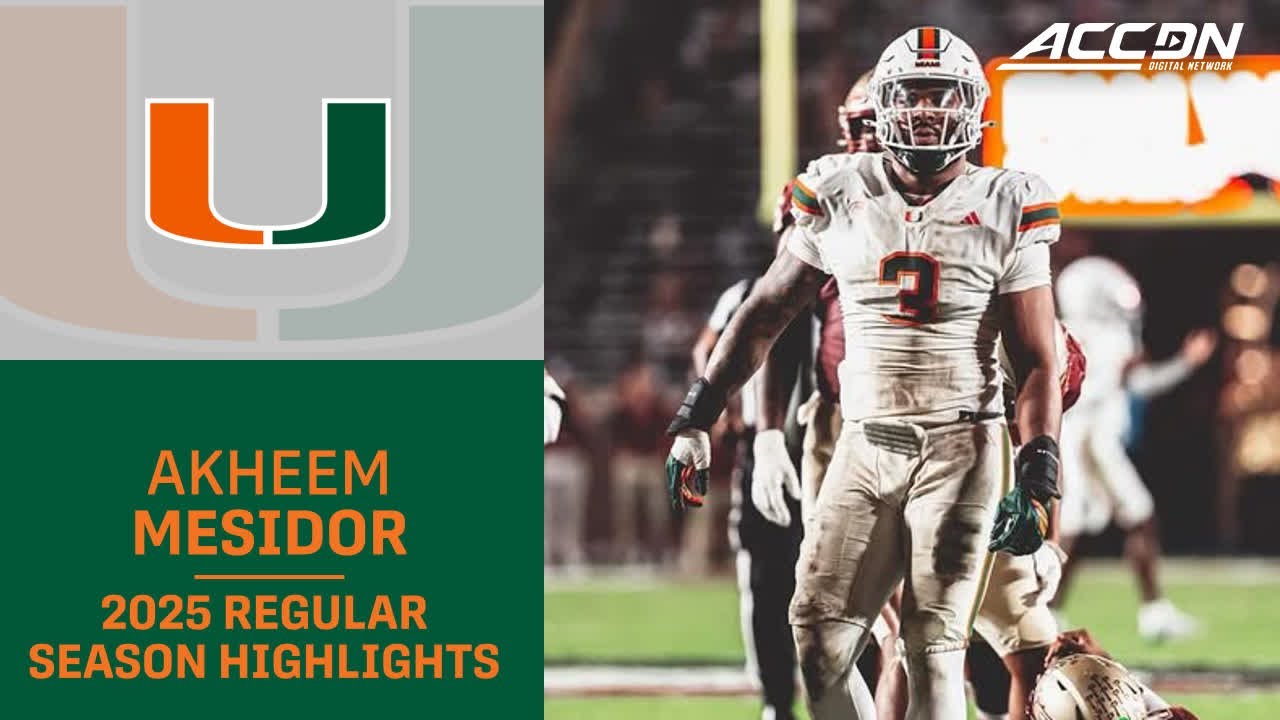 Akheem Mesidor 2025 Regular Season Highlights | Miami Edge - YouTube