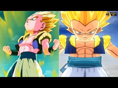 Recreating when Goten and Trunks both fuse as Super Saiyan 4K - YouTube