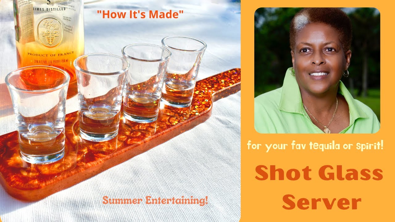 #19 Cool Copper SHOT GLASS SERVER for fav tequila or spirit! - YouTube