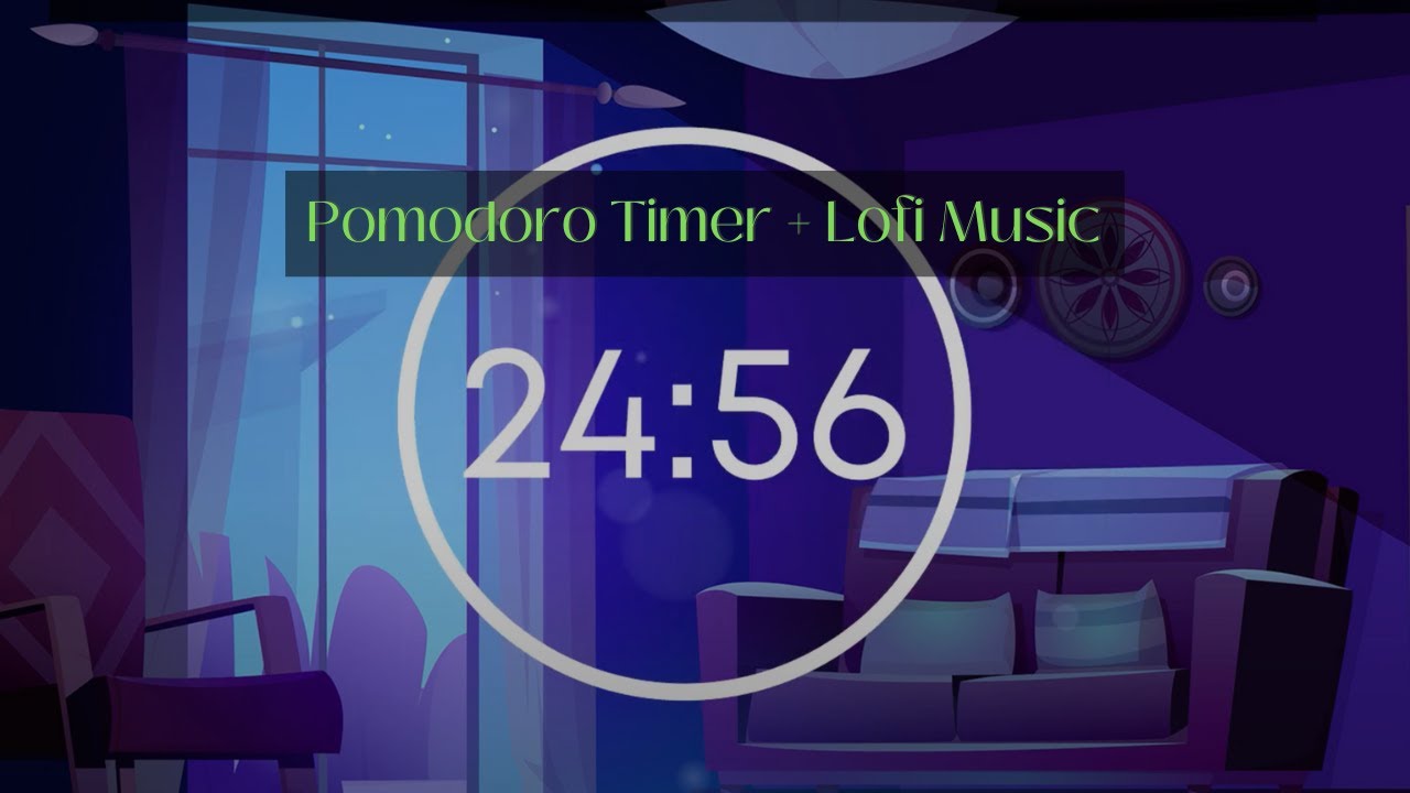 25/5 Study with Me | Pomodoro Timer 2h ⏰ + Relaxing Lofi Music ...