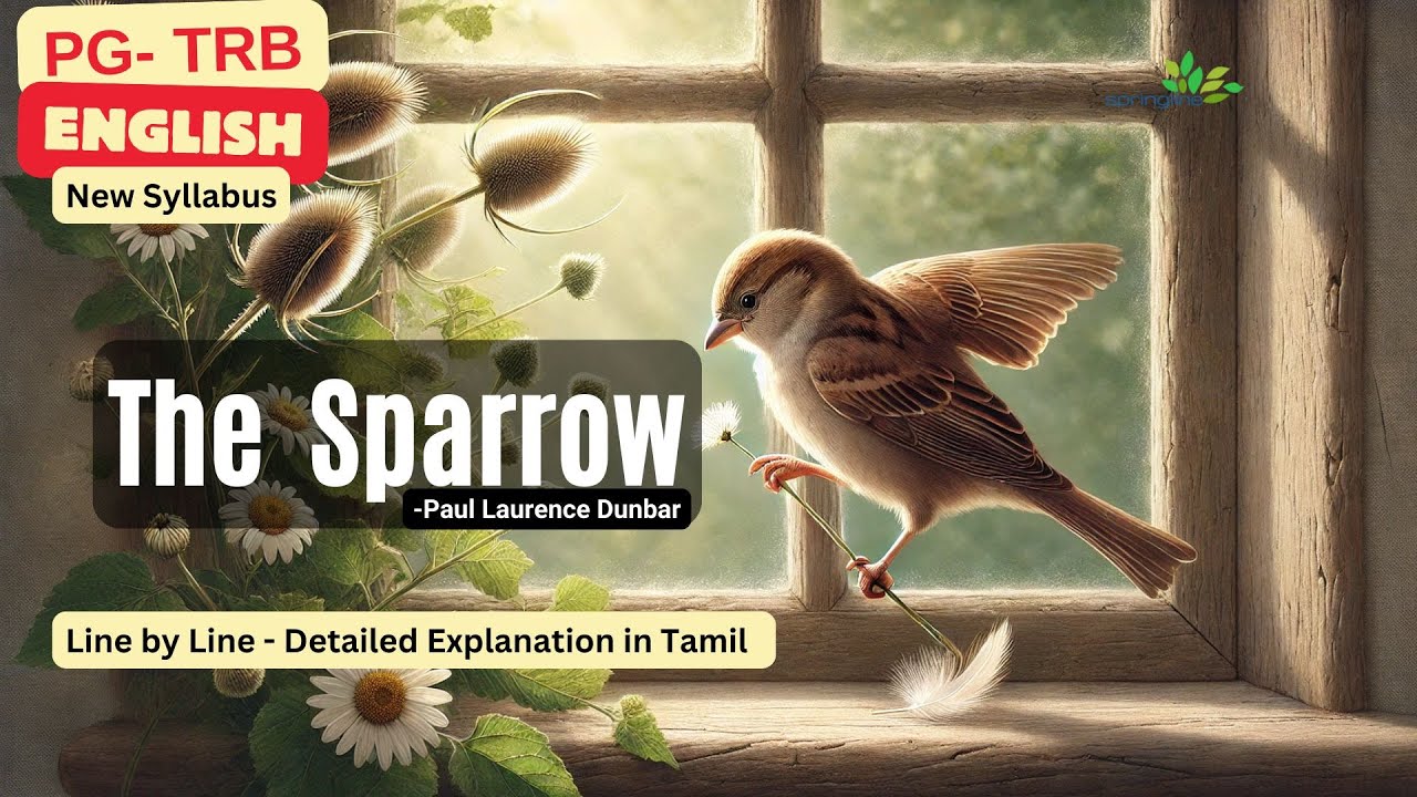 The Sparrow poem by Paul Laurence Dunbar | Line by Line - Text line ...
