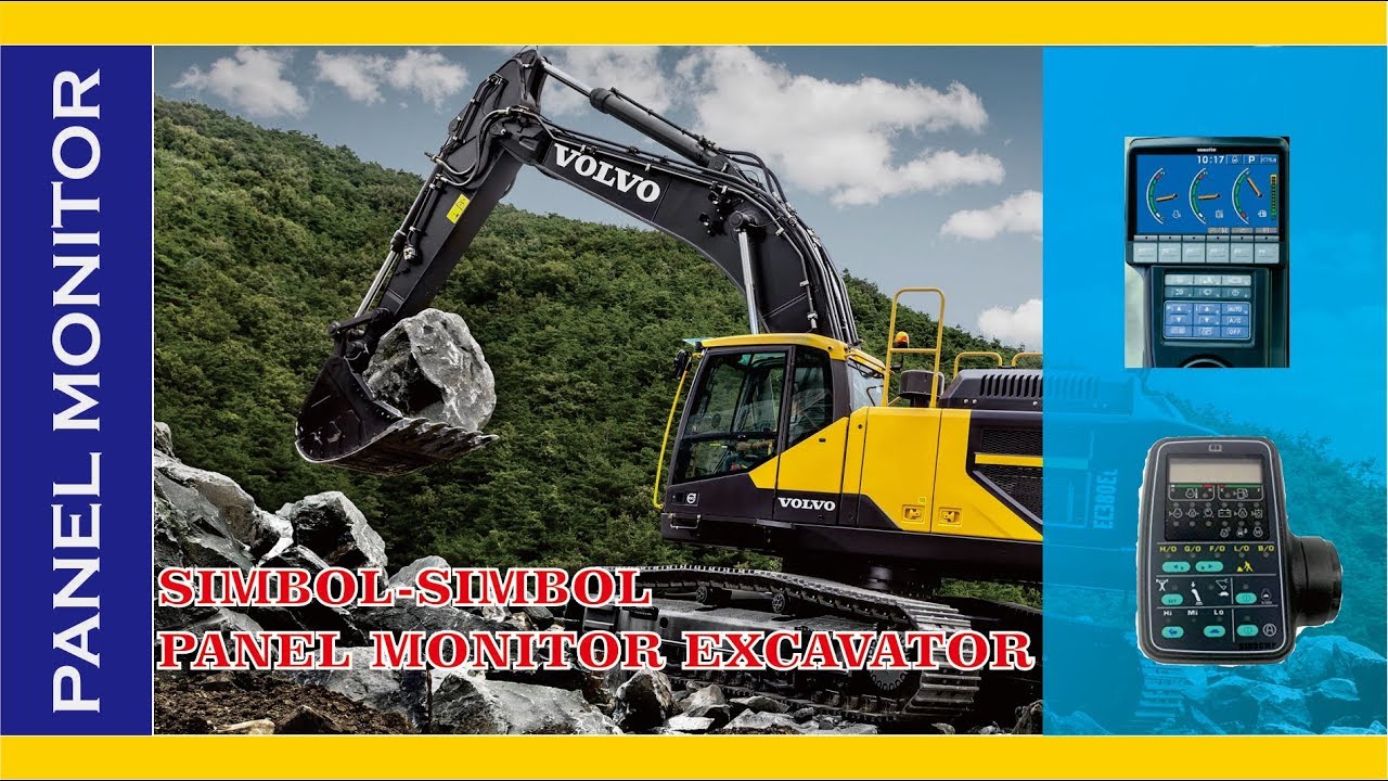 Simbol-Simbol dari Panel Monitor Excavator - YouTube