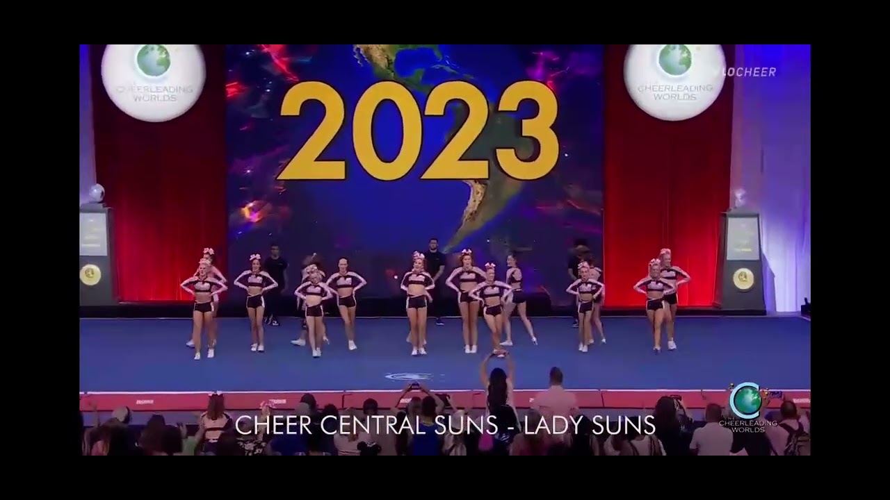 Cheer Central Suns-Lady Suns Worlds 23 Day 1 - YouTube