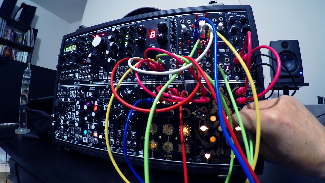 10 minuts of Generative Drone Music Folktek Matter II + EricaSynth BlackHole DSP - YouTube