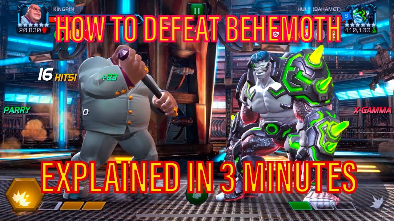 Act 8.2 Behemoth Fight Explained | Marvel Contest Of Champions - YouTube