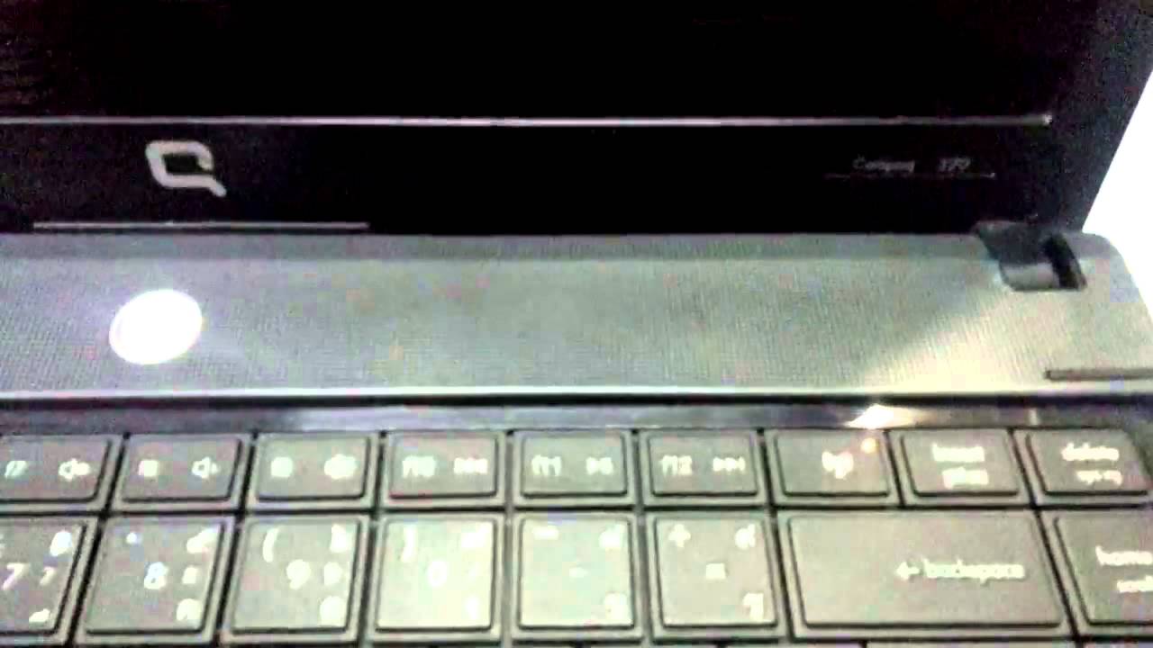 Compaq 320 Black Screen and WIFI LED Blink - YouTube
