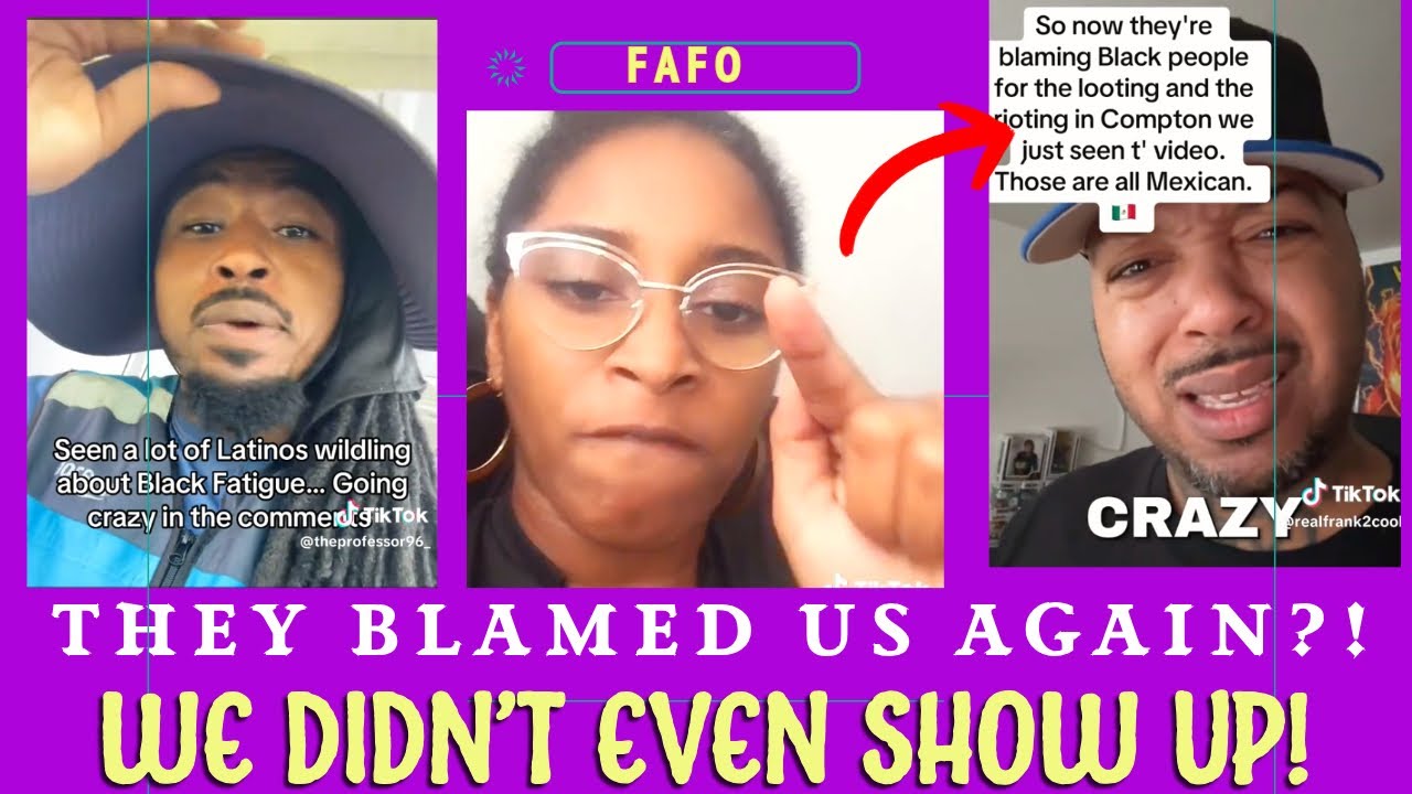 ICE Protest in Compton Turns CHAOTIC: Black Americans Blamed for Riots ...