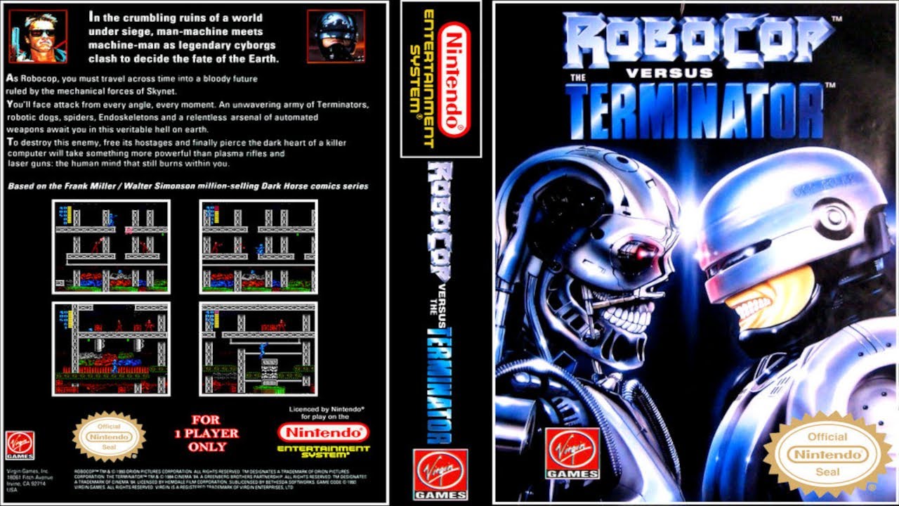 Robocop Vs. The Terminator for the NES (Unreleased Prototype ...