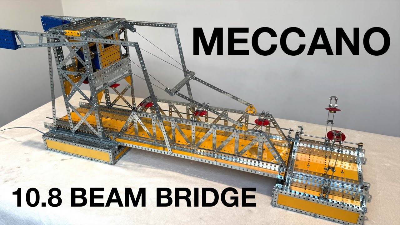 Meccano Set 10 Beam Bridge - YouTube