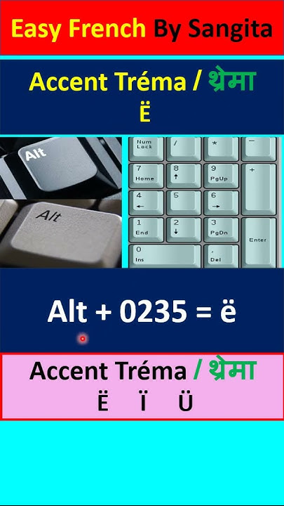 Type Accent E I & U Trema/Type Accent Trema On Your English Keyboard #type #trema #e #i FR # ...