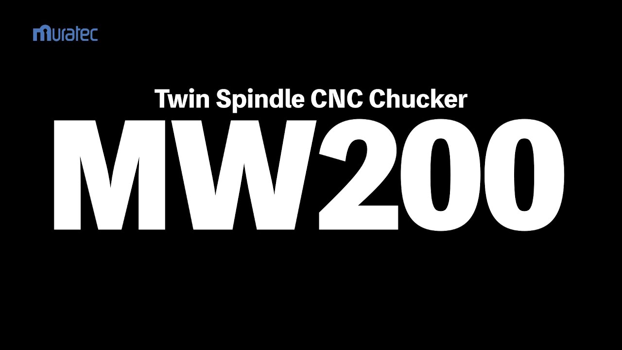 (ENG)Twin Spindle CNC Chucker 『MW200』PR Movie - YouTube