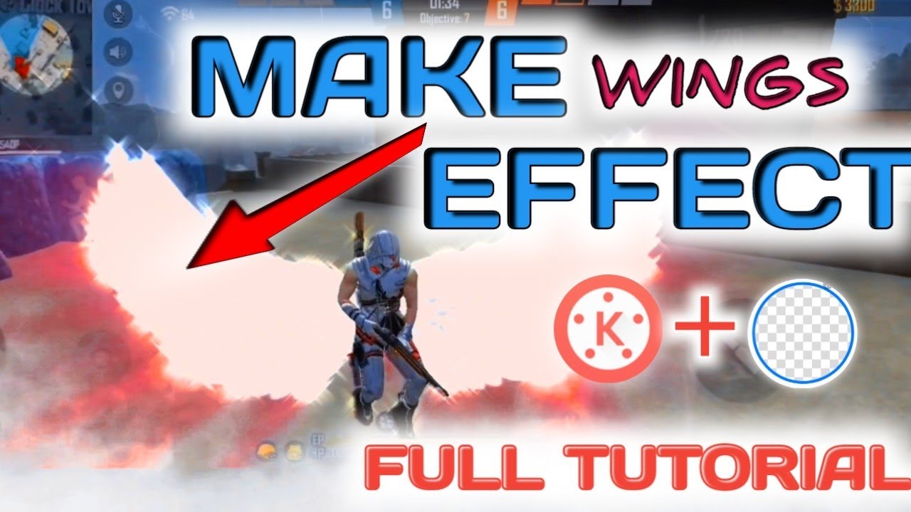 How to Add perfect wings effect like ruok and colonel | Free fire ...